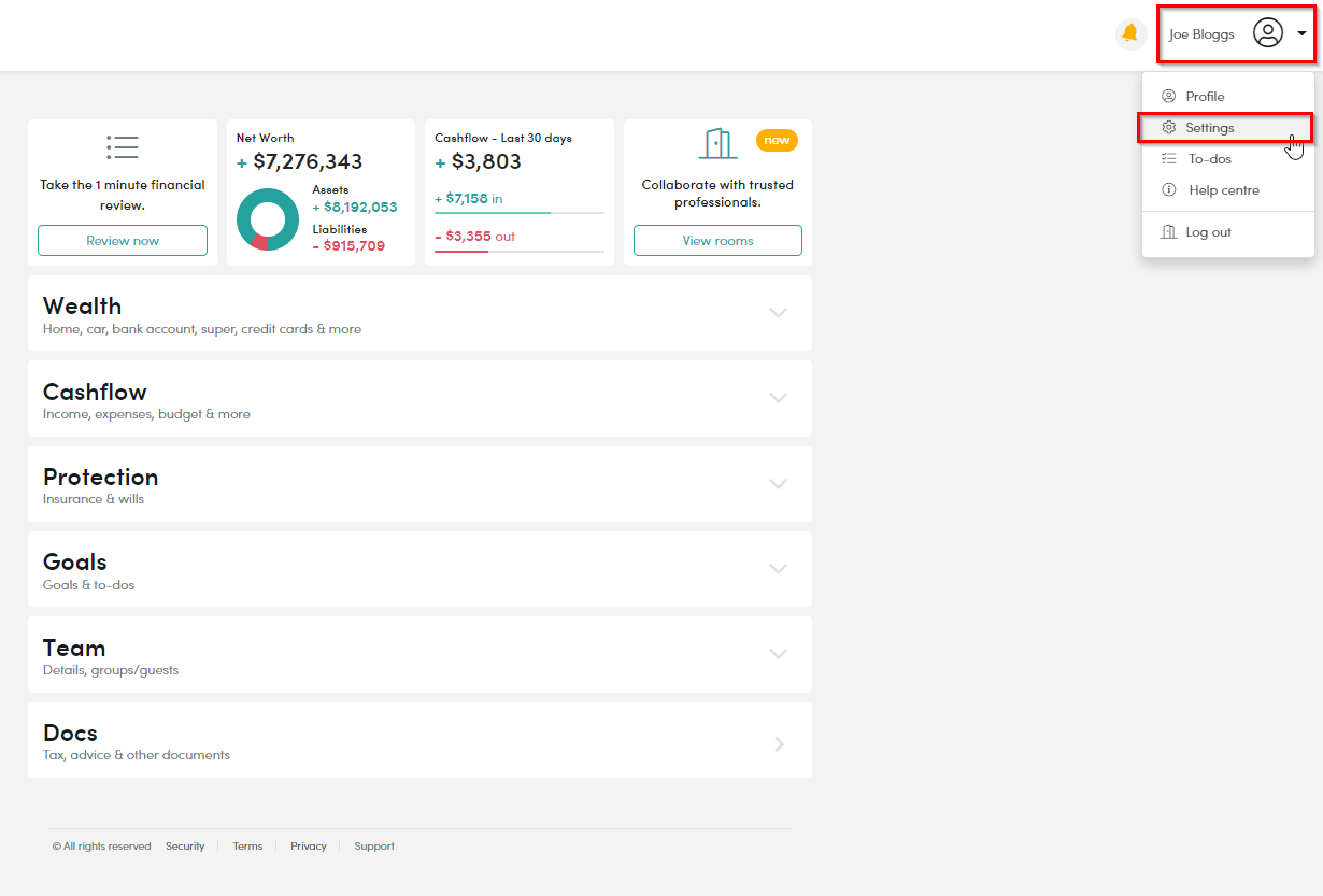 How do I hide and unhide a wealth item, like a bank account? – Client ...