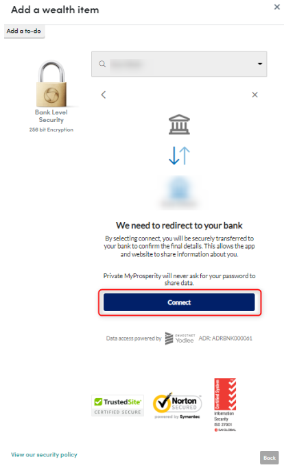 How do I add a bank account via Open Banking? – Client Portal