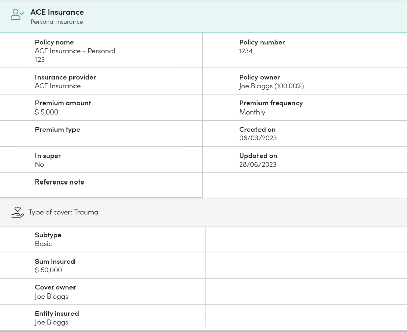 How do I create an Insurance Summary? – Client Portal