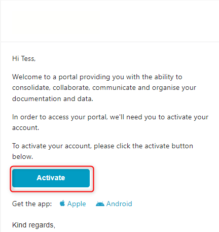 How do I activate my account? – Client Portal