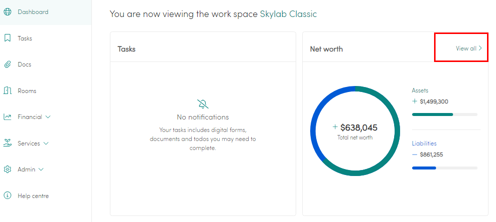 How do I hide/unhide a Wealth item? – Client Portal