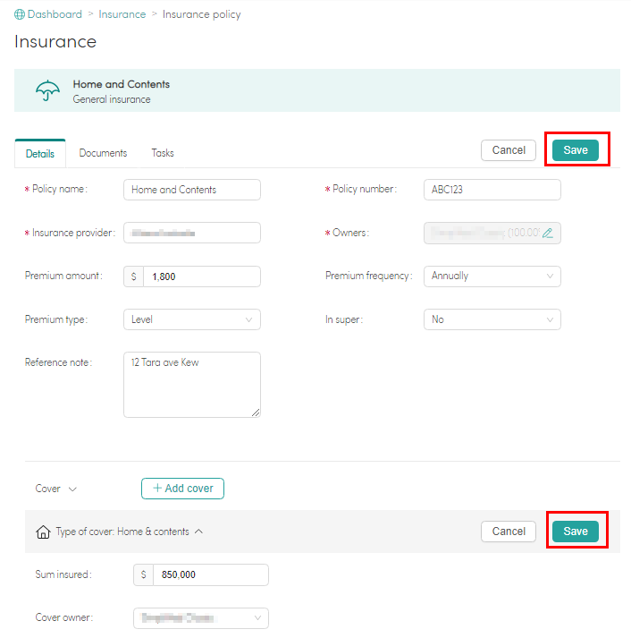 How do I edit my insurance policy or cover ? – Client Portal