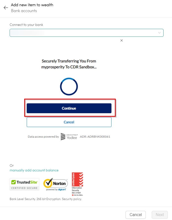 How do I add a bank account via Open Banking? – Client Portal